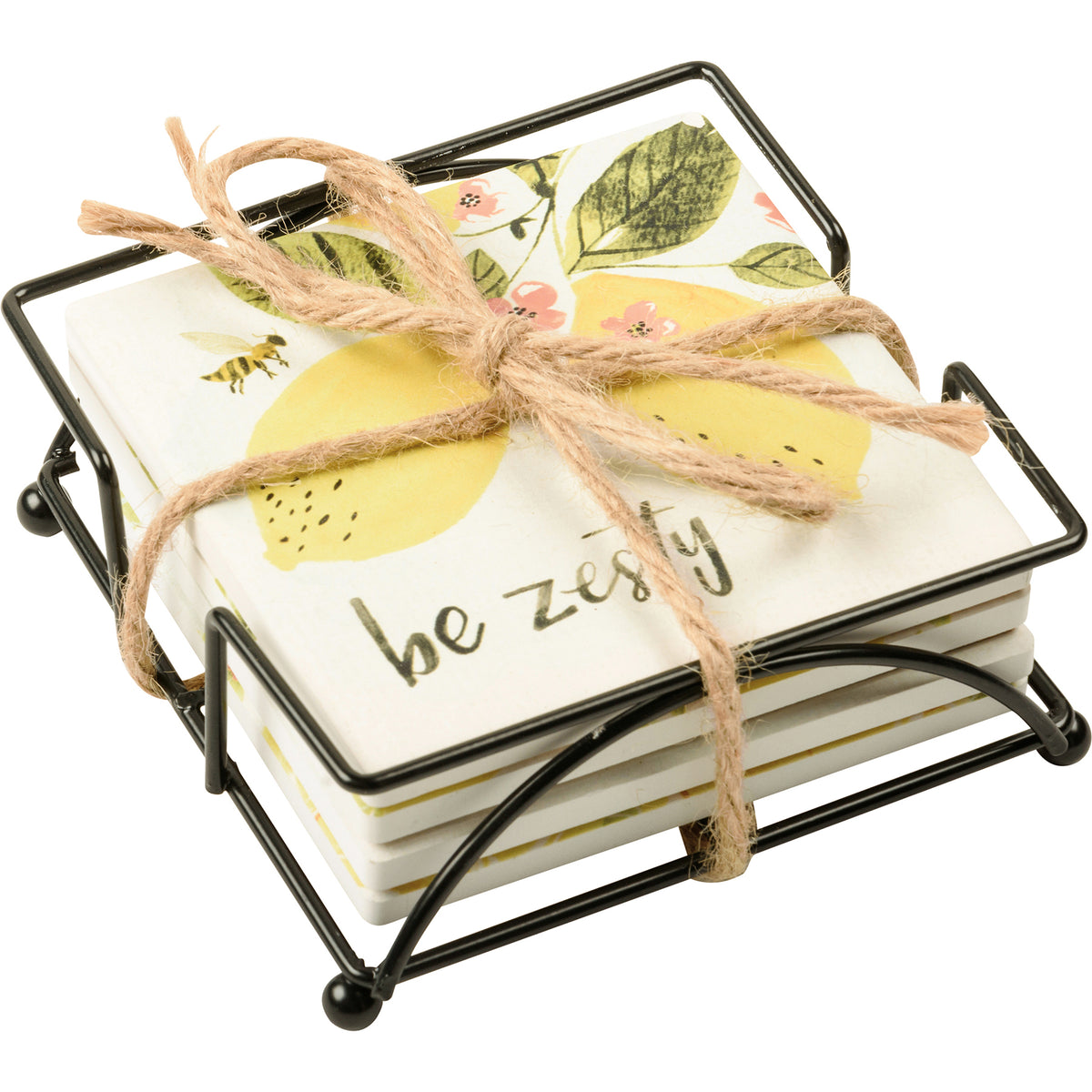 Be Zesty Coaster Set – Sinking Valley Country Store